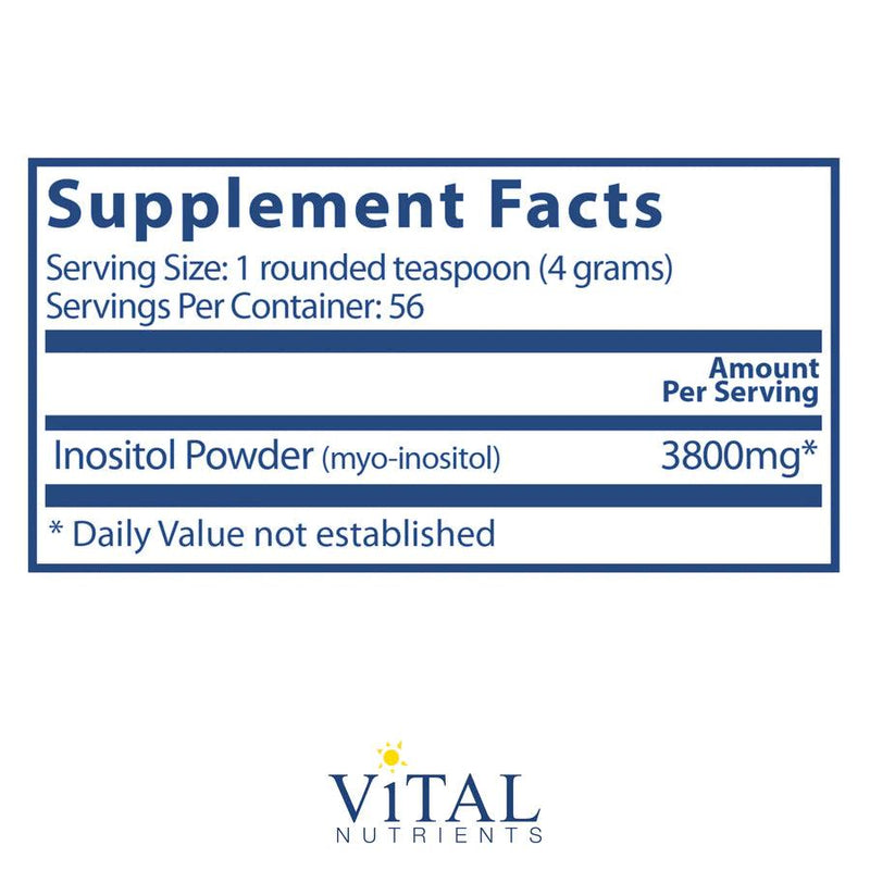 Inositol Powder - Vital Nutrients - Pharmedico