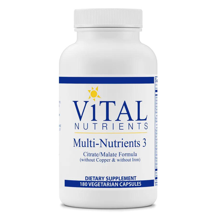 Multi-Nutrients 3 Citrate/Malate Formula (w/o Copper & w/o Iron ...
