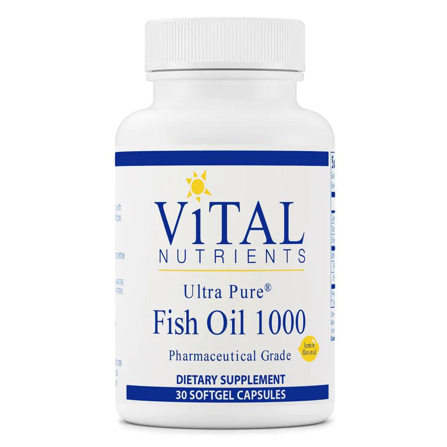 Ultra Pure® Fish Oil 1000 Pharmaceutical Grade - Vital Nutrients ...